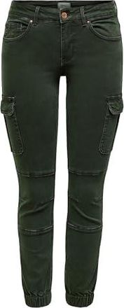 Only Pantalon Missouri Cargo Vert Taille 36/32, Vert-3