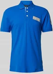 Napapijri Slim Fit Poloshirt mit Label-Patch Modell E-AMUNDSEN