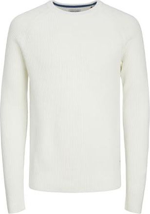 Jack & Jones Jjpannel Knit Crew Neck Aw24 Pull en Tricot, Cloud Dancer, XL Homme