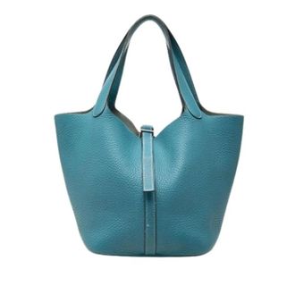 Herm&egrave;s Pre-owned Picotin Bucket Bag - - Pre-owned - Damen - Blau - ONE SIZE