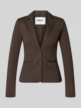 Only Slim Fit Kurzblazer aus Viskose-Mix Modell POPTRASH