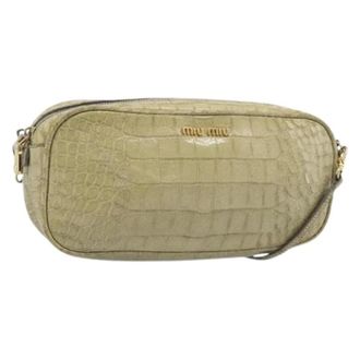 Miu Miu Pre-owned Schultertasche - - Pre-owned - Damen - Gr&uuml;n - ONE SIZE
