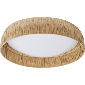 Osram Decor Plafonnier d&eacute;coratif avec abat-jour en bambou, 500 mm, 28 w, 1150 lm, 3000 k, blanc chaud 830, IP20, marron, led non interchangeable
