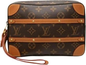 Louis Vuitton Sac pochette Monogram Pre-owned - Femme - Pre-owned - Brun - Taille: ONE Size