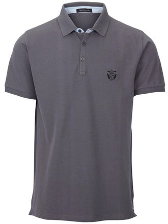 Selected SELECTED HOMME Herren T-Shirt Aro ss embroidery polo s NOOS, Gr. Small, Grau