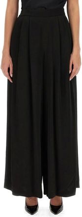Fabiana Filippi Femme, Pantalons, Noir, Taille: 36 FR Wide Pantalons
