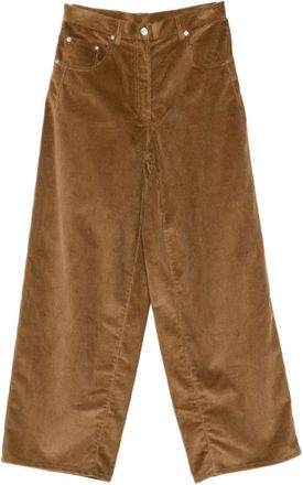 N°21 Femme, Pantalons, Brun, Taille: 44 FR Pantalon 5 Poches