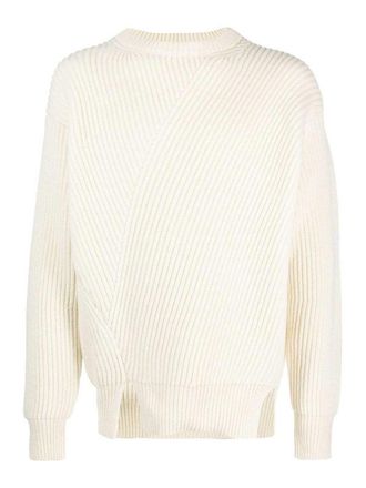 Jil Sander Pull Col Rond - Blanc