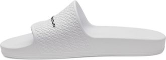 Under Armour UA ARMR Shower Slide - White/White/Black - 17, Wei&szlig; Wei&szlig; Schwarz, 52.5 EU