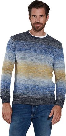 Engbers Rundhalspullover Herren Pullover gestreift, Mehrfarbig