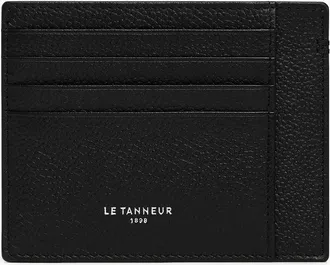 Le Tanneur Porte papiers Lucien en cuir grain&eacute;