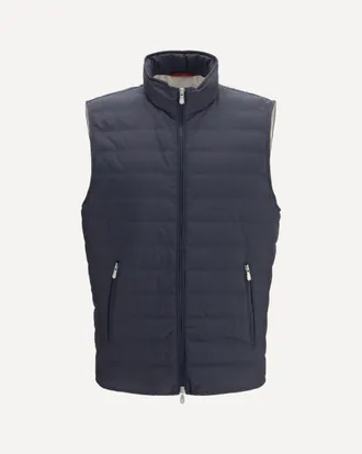 Brunello Cucinelli Sleeveless padded Gilet Male XL