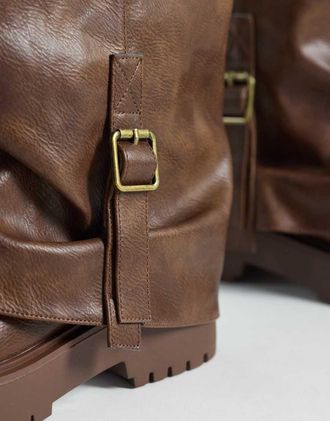 Public Desire Benjamin - Bottines &agrave; rabat - Marron-Brown