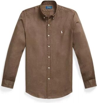 Polo Ralph Lauren Homme, Chemises, Brun, Taille: XL Casual Shirt