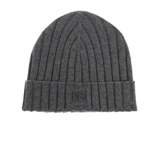 Dolce & Gabbana Femme, Accessoires, Gris, Taille: ONE Size Chapeau en cachemire