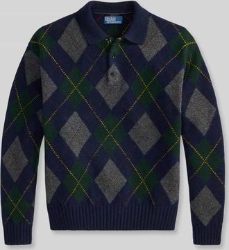 Polo Ralph Lauren Regular Fit Pullover aus Wolle Mohair mit Polokragen