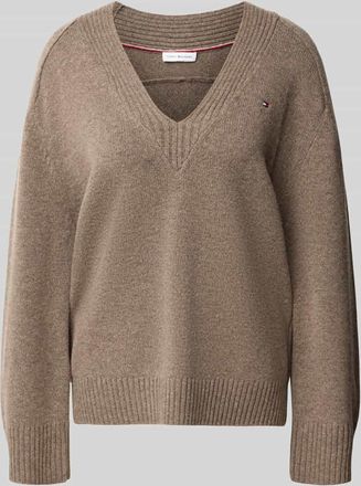 Tommy Hilfiger Pullover aus Wolle mit Logo-Detail