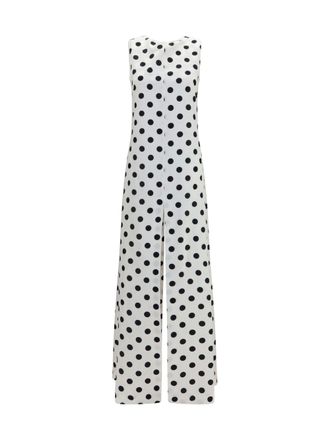 SA SU PHI Womens Sleeveless Maxi Dress Black-White Silk Black/white