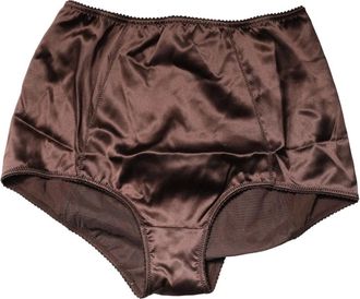 Dolce & Gabbana Femme, Sous-v&ecirc;tements, Brun, Taille: 38 FR Culotte gainante taille haute