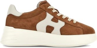 Hogan Femme, Chaussures, Brun, Taille: 36 EU Rebel Baskets
