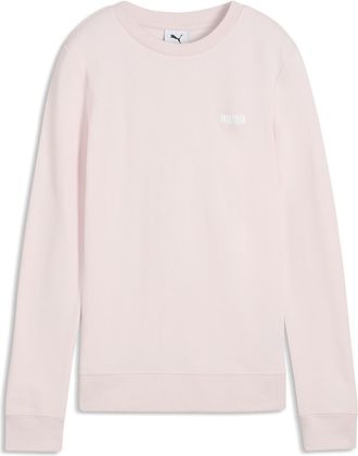 Puma Sweat &agrave; col rond et petit logo Essentials Femme, V&ecirc;tements, Rose, XL