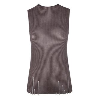Uma Wang UMA Wang - Hauts sans manches - Femme - Tops - Brun - Taille: 42 FR