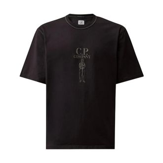 C.P. Company C.p. Company, Homme, Tops, Noir, Taille: S T-Chemises