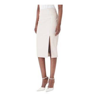 Rinascimento Kunstlederrock - - Skirts - Damen - Beige - XS