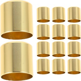 SOLUSTRE 20 St&uuml;ck Aluminium Stuhlbeinschoner Rund rutschfeste M&ouml;belbeinpolster f&uuml;r Sofa Stuhl und Tisch Bodenschutz und Ger&auml;uschd&auml;mpfung f&uuml;r Bodenarten