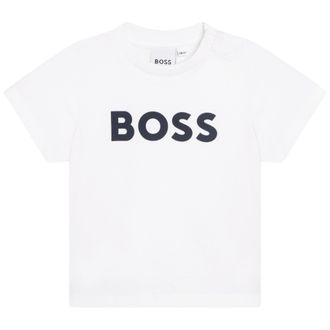 BOSS Kurzarm T-Shirt Weiss 100% Baumwolle 18MONATE