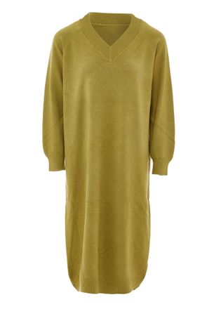 Risa Strickkleid Damen oliv
