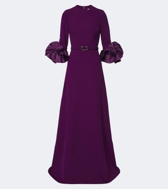 SAFiYAA Robe longue Belen en cr&ecirc;pe