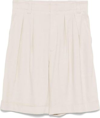 Lorena Antoniazzi Shorts mit Bundfalten - Nude