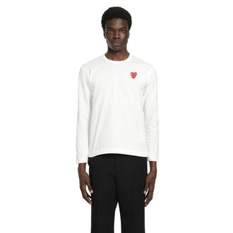 Comme Des Gar&ccedil;ons Heart Long Sleeve T-shirt