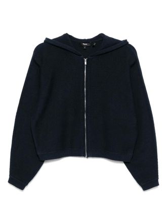 Theory veste zippée à capuche - Bleu