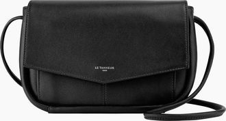 Le Tanneur Sac pochette avec bandoulière amovible Charlotte en cuir lisse