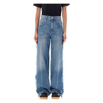 Stella McCartney Vintage Blue Wide-Leg Jeans - - Jeans - Damen - Blau - W26
