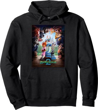 Disney Zootropolis 2 Nick Judy & Gary Surrounded Poster Art Pullover Hoodie