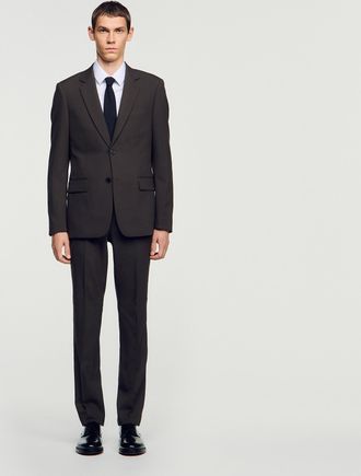 Sandro Veste de costume en laine