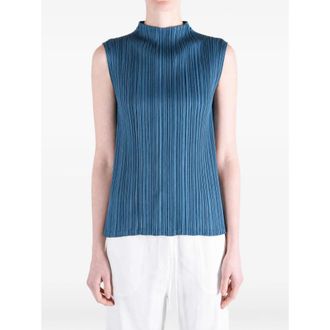 Pleats Please Issey Miyake Mellow Sleeveless Top