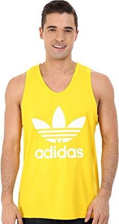 adidas Originals Hommes Trefoil Tank Top, l&uml;&brvbar;quipement, Grand Jaune