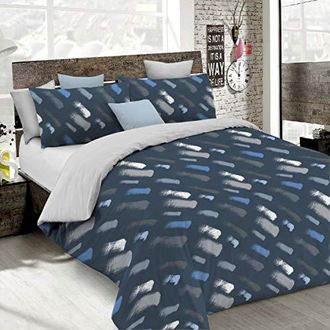 Italian Bed Linen Fantasy Bettbezug, Gessetti, Kleine doppelte