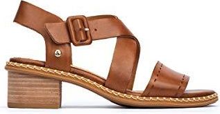 Pikolinos Femme Blanes Sandale talon, Brandy, 39 EU