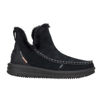 Hey Dude Schwarze Wildlederstiefel Camden Stil - - Shoes - Damen - Schwarzk - 38 EU