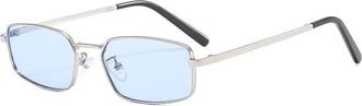 Generic Lunettes De Soleil &Agrave; Petite Monture En M&eacute;tal For Hommes, For Lext&eacute;rieur, La Conduite, Les Vacances, For Femmes(Blue)