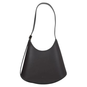 Estro & Luminara Moderne Form Umh&auml;ngetasche - - Bags - Damen - Braun - ONE SIZE