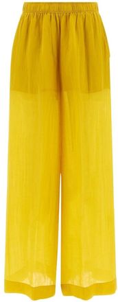 Nude Nude, Femme, Pantalons, Jaune, Taille: 38 FR Pantalon Palazzo