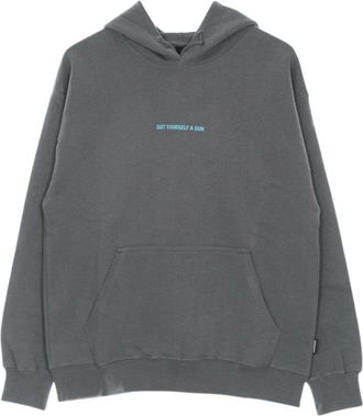 PROPAGANDA Homme, Sweatshirts et sweats &agrave; capuche, Gris, Taille: L Gabagool Ribs Icon Sweat &agrave; capuche