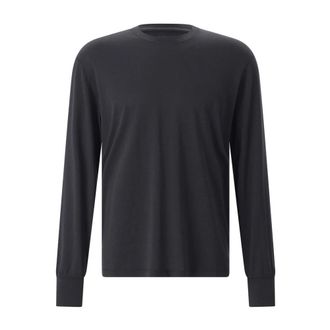 Tom Ford Lyocell Baumwolle Langarm-T-Shirt - - Tops - Herren - Schwarzk - 3XL