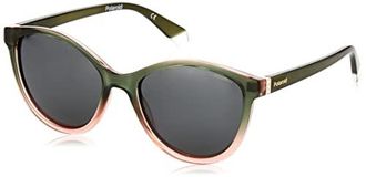 Polaroid Pld 4133/s/x IWB/M9 GREEN PINK Sunglasses Women Polycarbonate, Standard, 55